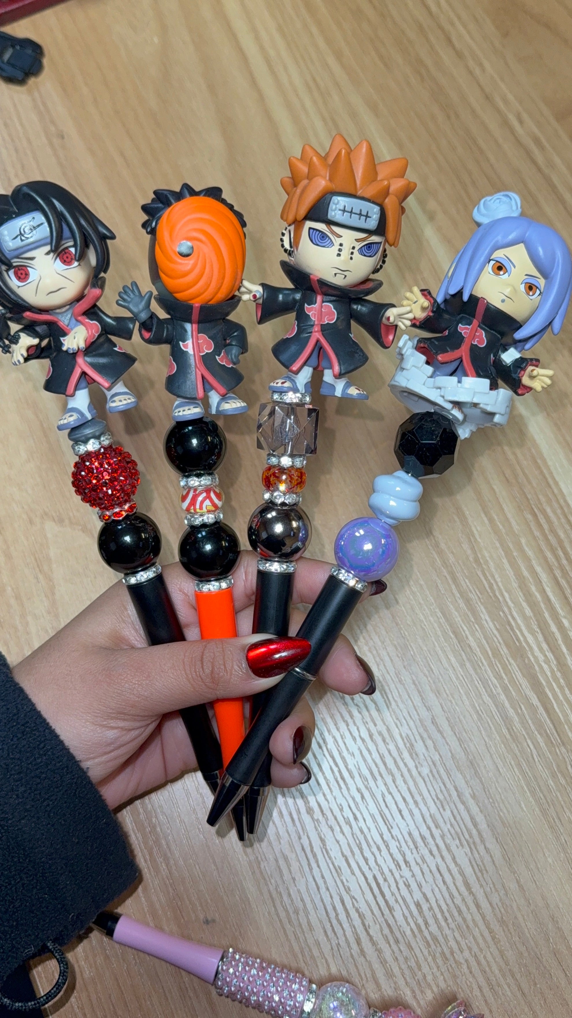🔥 Naruto Inspired Pens — Itachi, Obito & Pain 🔥 – Heidy's Beauty